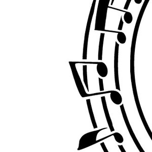 Musical Notes Svg, Music Monogram Frames ,piano Monogram Svg, Keys Svg ...