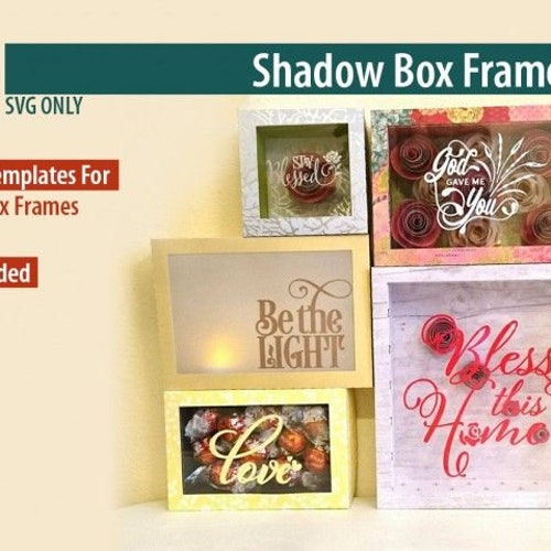 Shadow Box Frames. SVG Files Only - Etsy