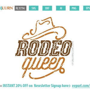 Rodeo Queen Svg, Rodeo Yall Svg, Eps Dxf Png and Ai Formats Included - Etsy