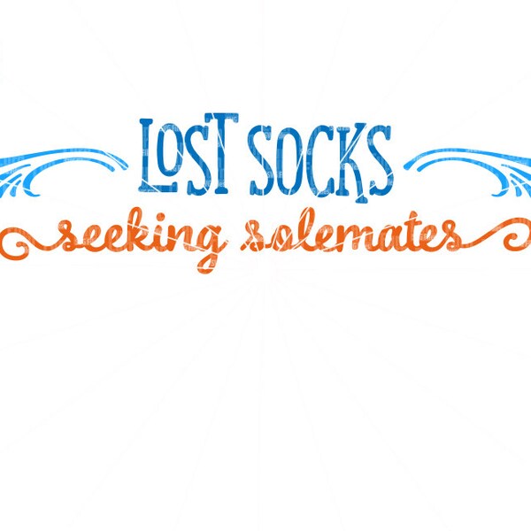 Lost Socks Svg - Etsy