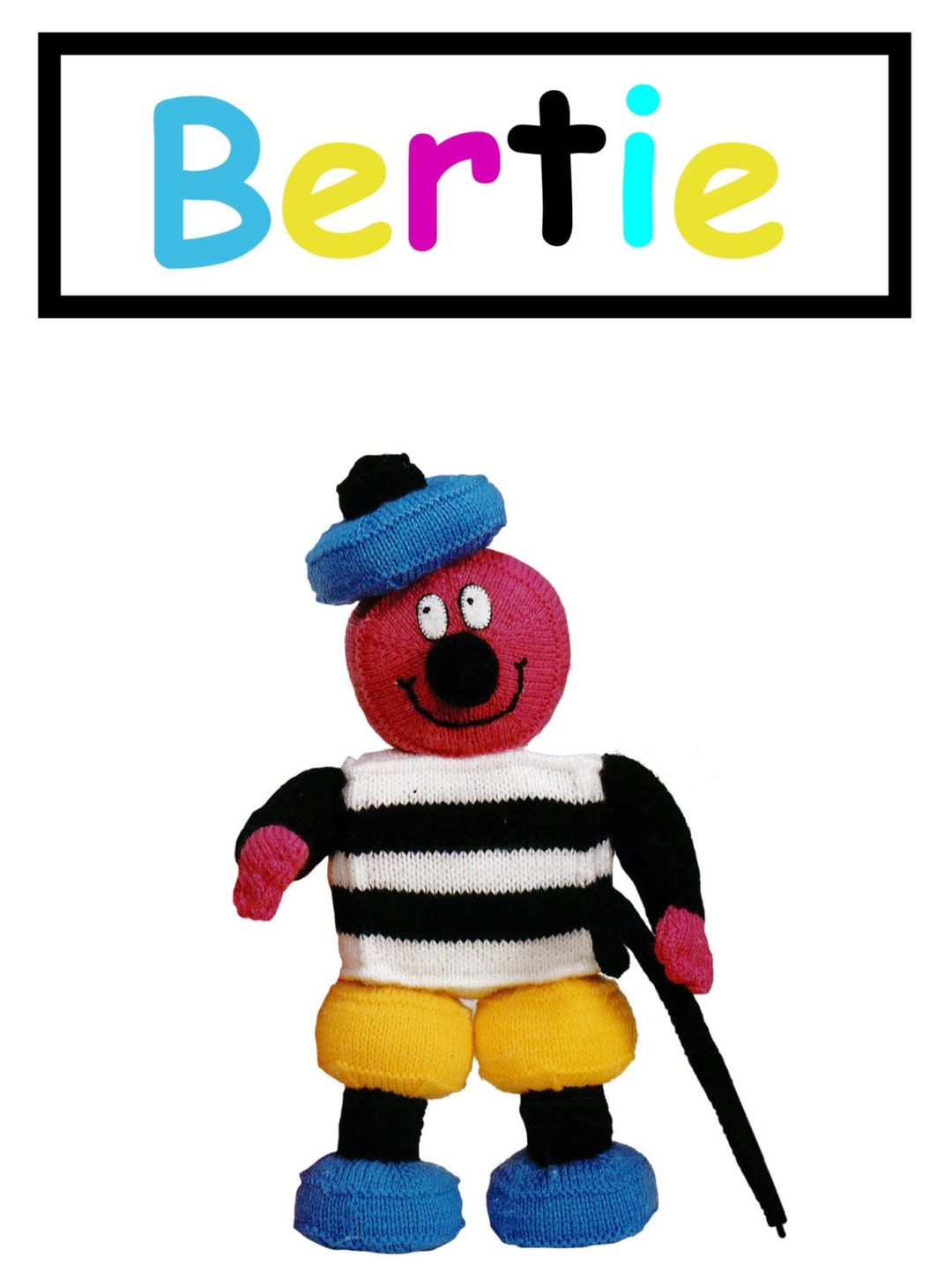 Bertie Bassett Knitting Pattern, Bertie Toy at Bargain Price, Very Easy ...