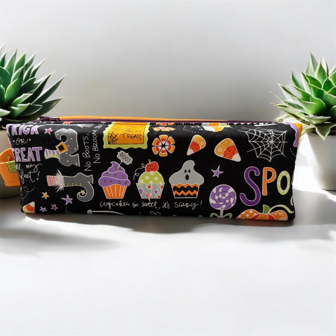 Halloween Spindle Bag, Double Zipper Box Bag - Etsy