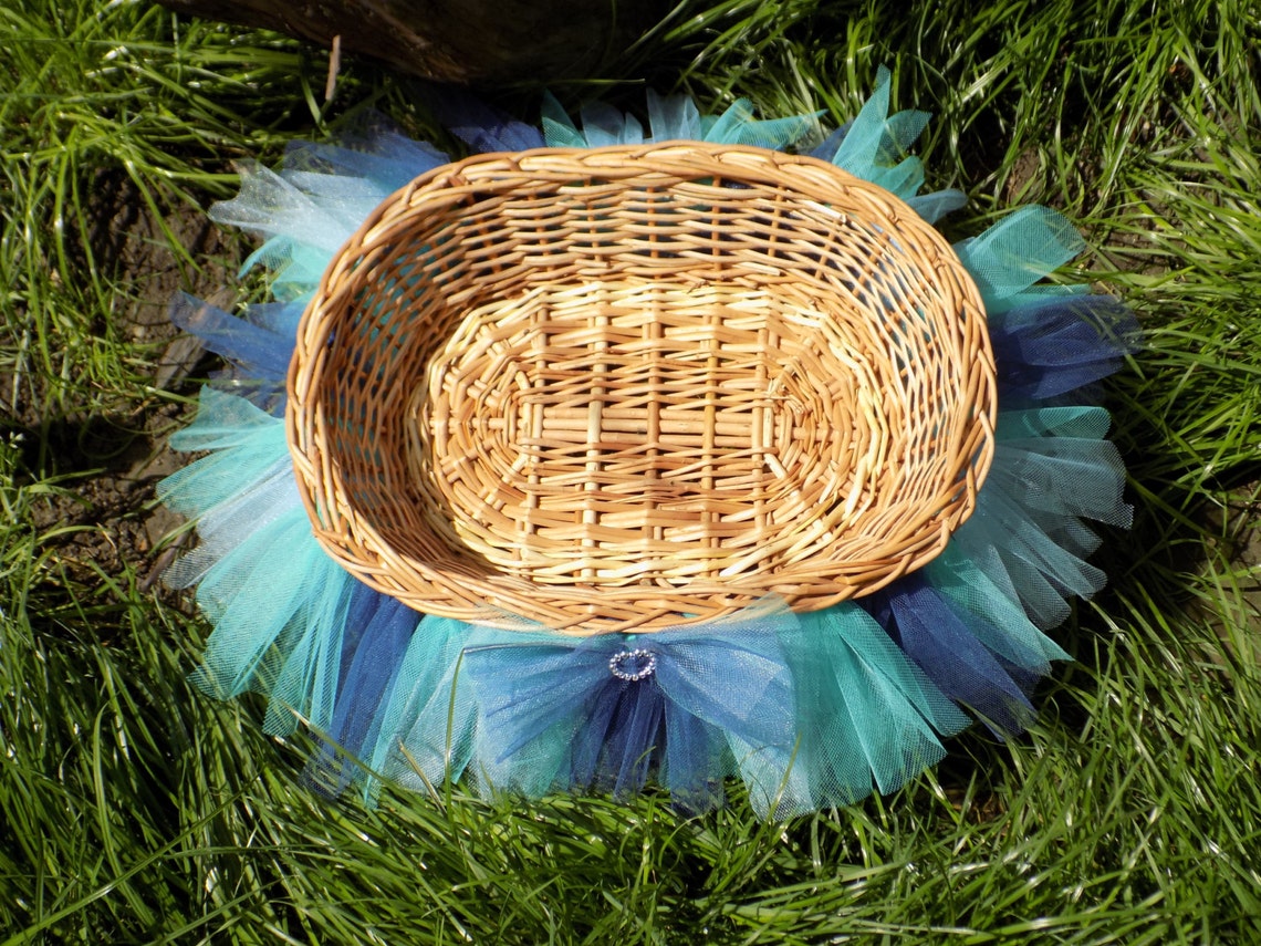 Aqua Marine Basket, Tutu Blue Basket, Marine Theme Basket, Tutu Gift ...