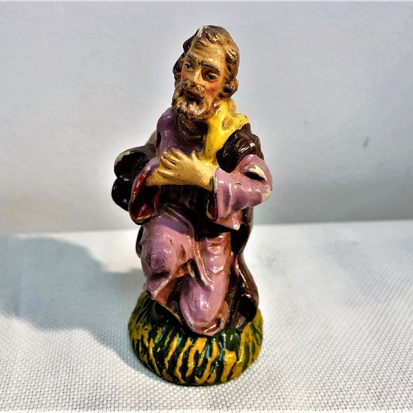 Paper Mache Joseph for Creche - Etsy