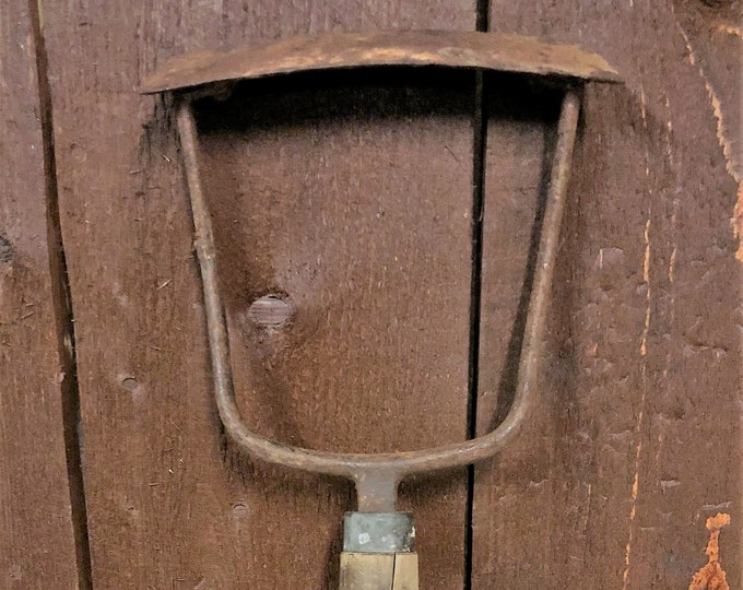 Antique Rustic Primitive Farming Tool With Wooden Handle - Skinning ...