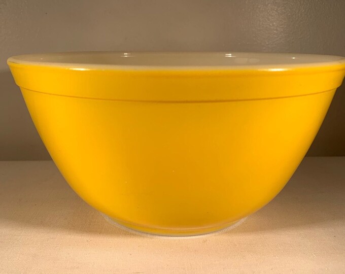 Pyrex Yellow Daisy Citrus 1.5 Quart Mixing Serving Bowl, 402 Made in ...