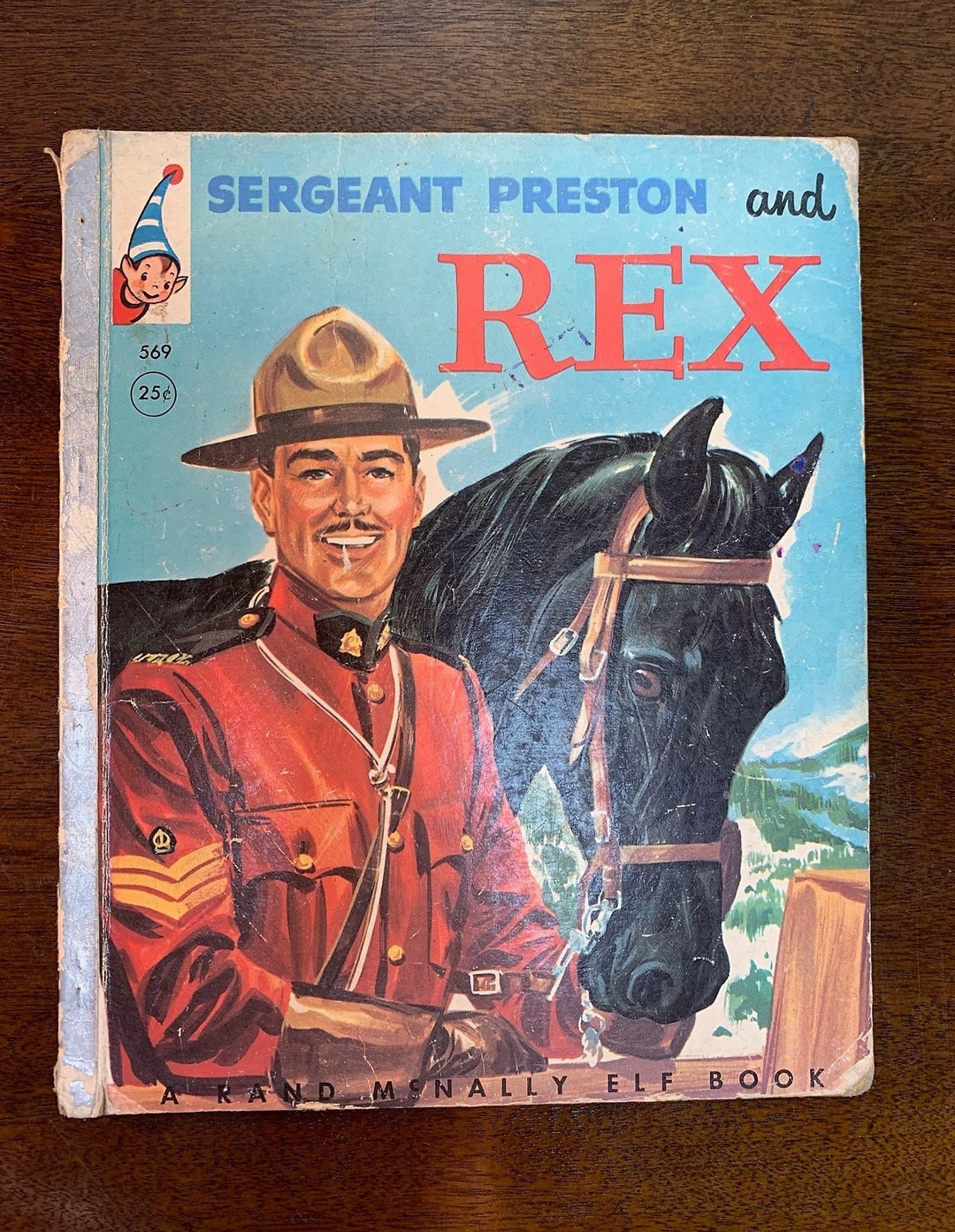 Sergeant Preston and Rex 1956 Children's Rand Mcnally Elf - Etsy
