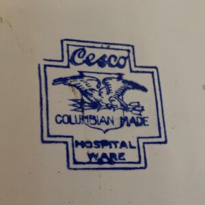 Vintage Cesco Columbian Hospital Urinal Bedpan - Etsy