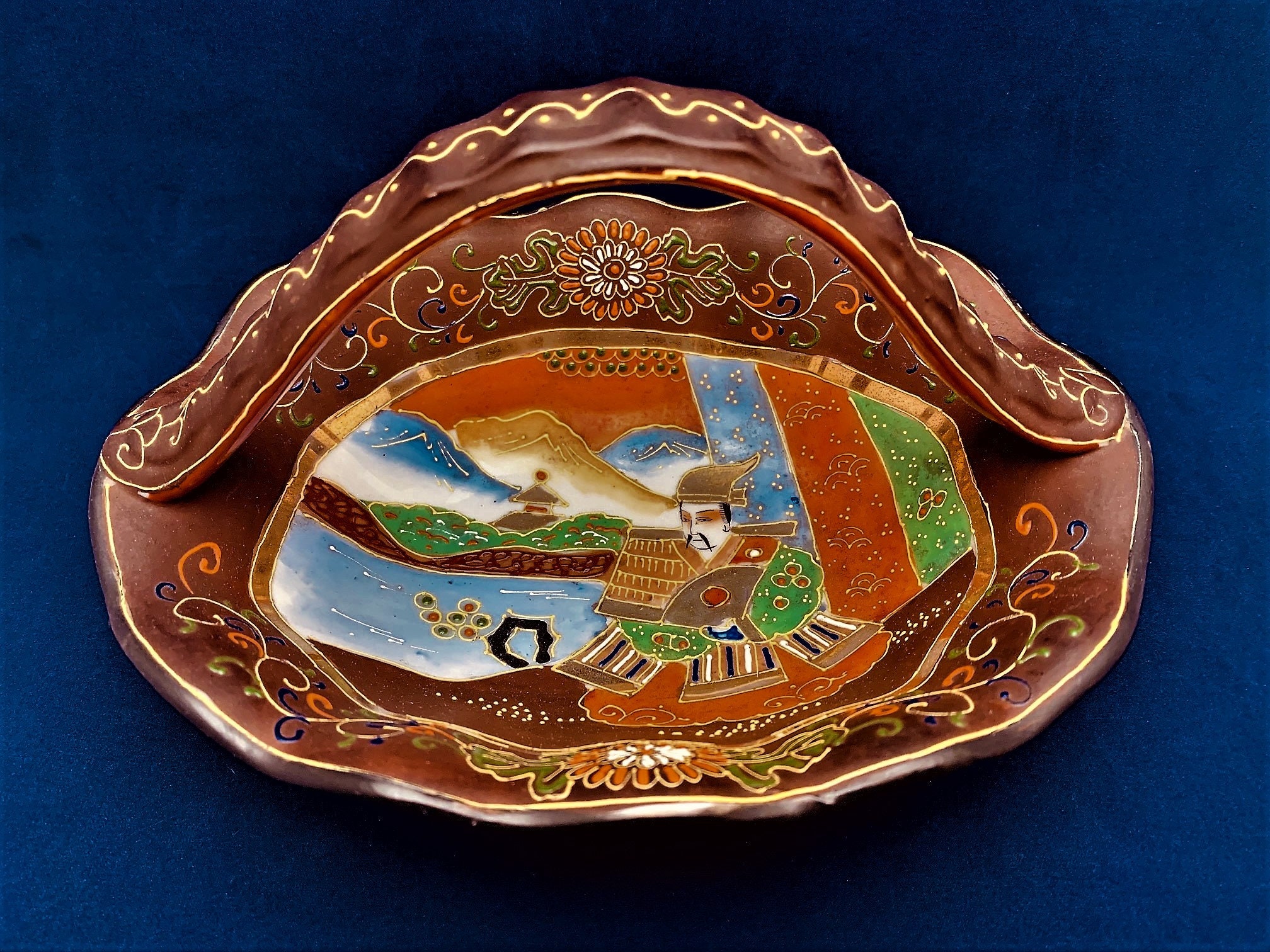 Vintage Tashiro Shoten LTD Satsuma Moriage Japanese Basket | Etsy