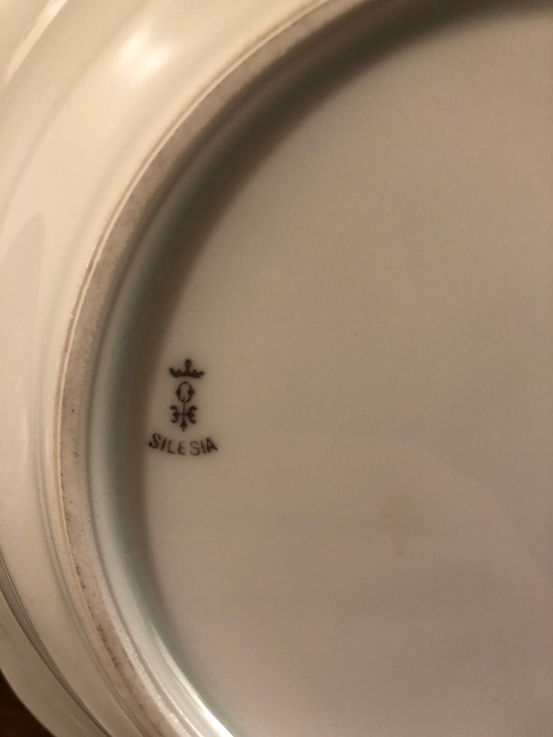 Silesia Vintage 9.5 Hand Painted Serving Bowl With - Etsy