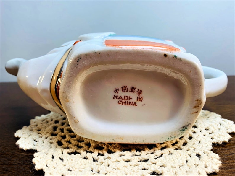 Chinese Elephant Teapot W Baby on Lid Ceramic Asian Decor | Etsy