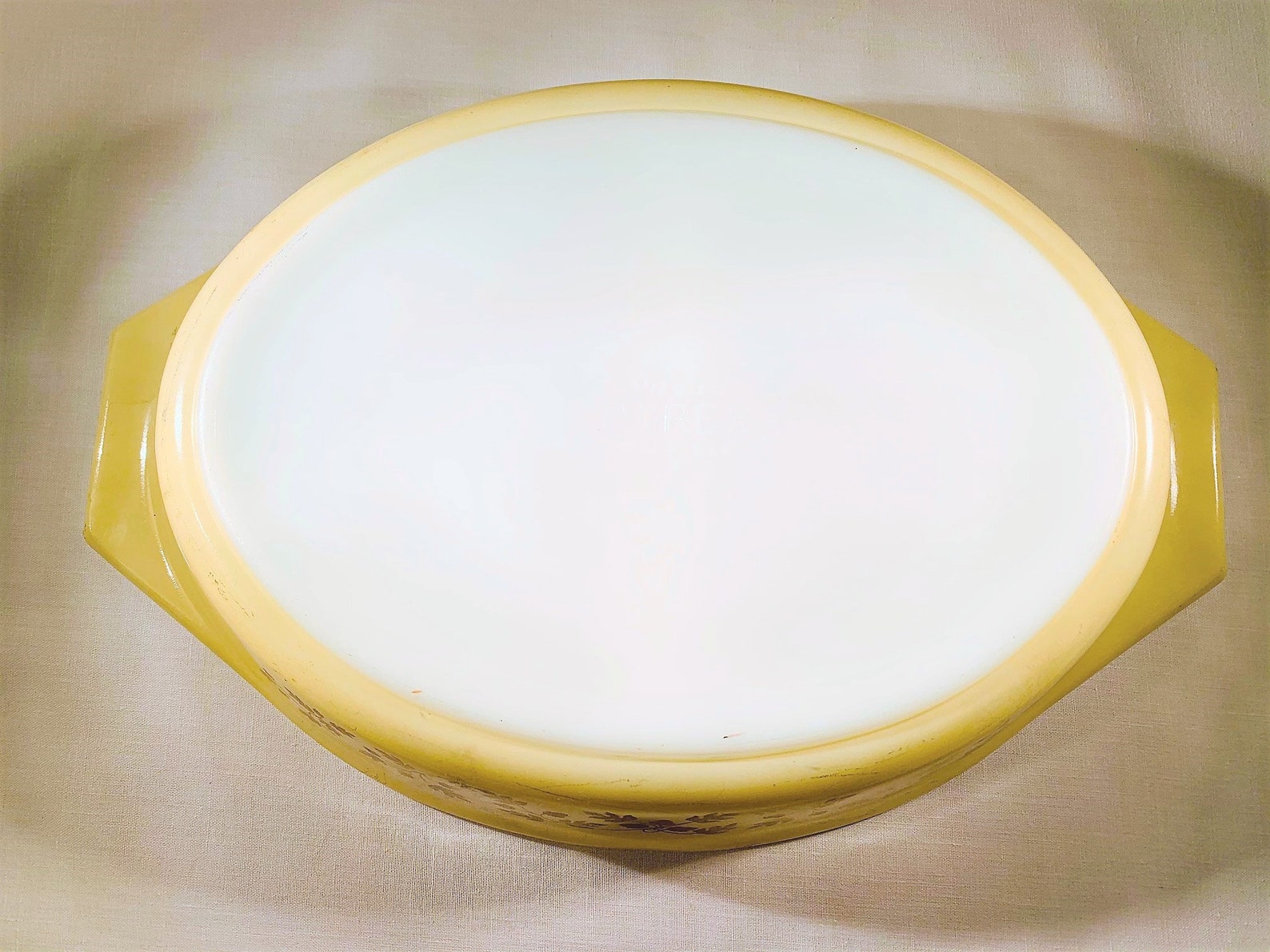 Vintage Pyrex Golden Leaves Acorn Promotional 1960's - Etsy