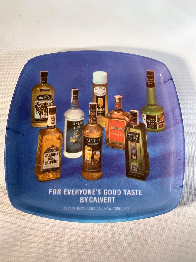 Vintage 1970's Seasons Greeting Calvert Distilling Co - Etsy