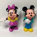 Vintage Disney PVC Toy Figures Set of 10, Mickey Mouse Minnie Mouse ...