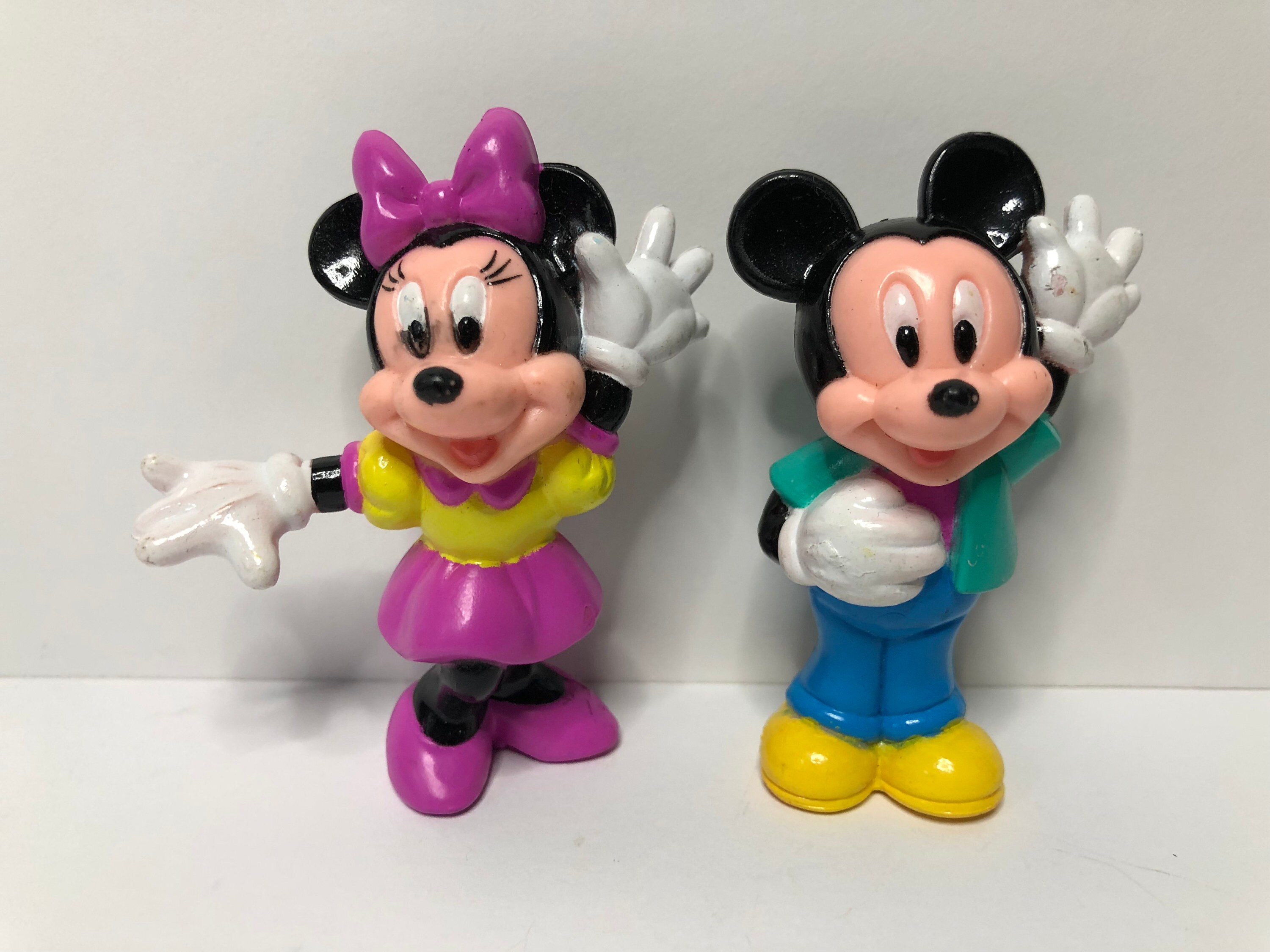 Vintage Disney PVC Toy Figures Set of 10 Mickey Mouse Minnie - Etsy