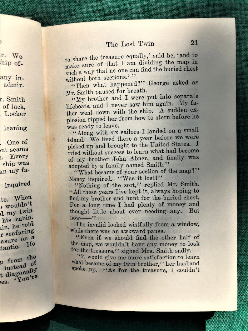 The Quest of the Missing Map Nancy Drew Mystery Stories by Carolyn ...