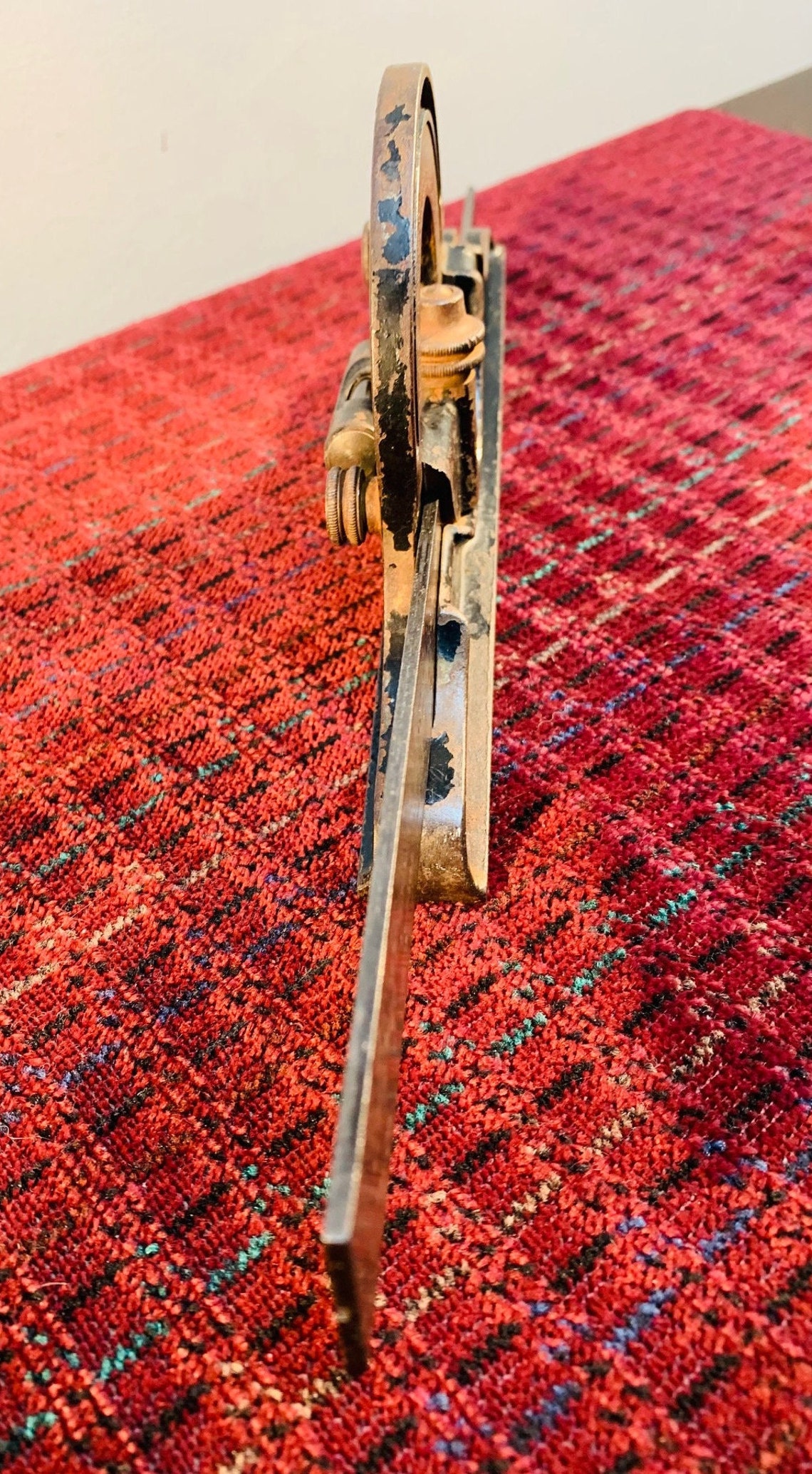 Lufkin Rule Co 12" Machinist Square Protractor Head W Rule, Vintage ...