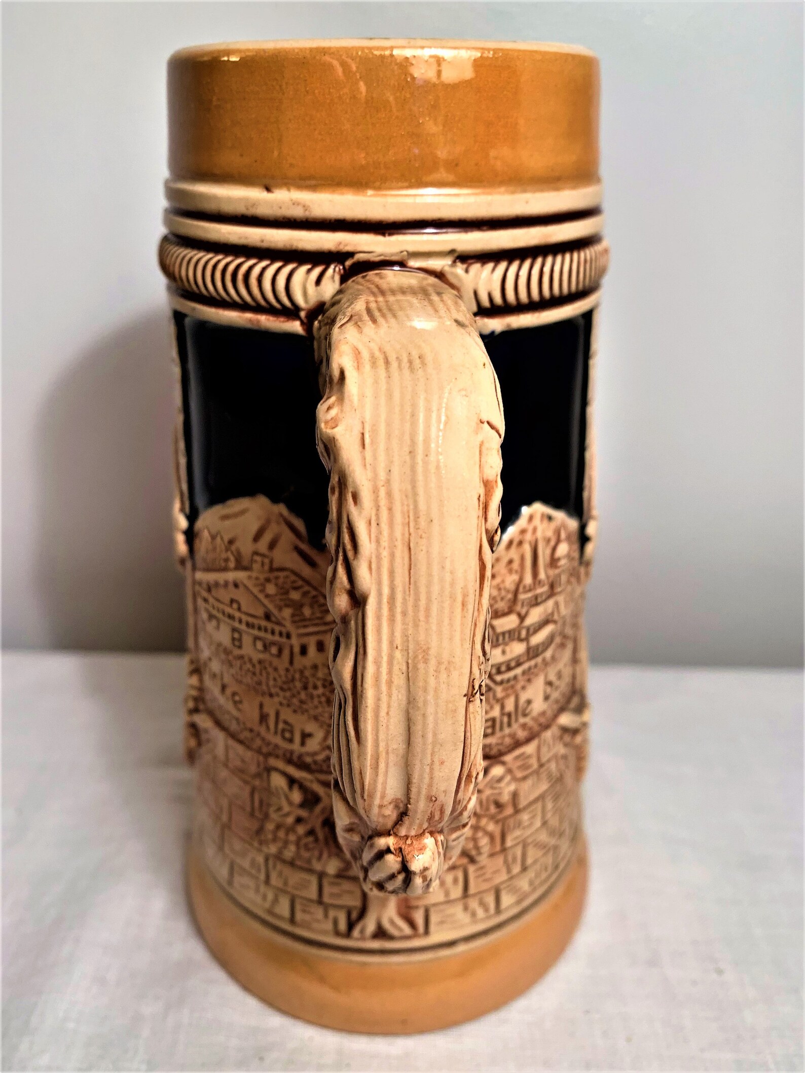 Vintage Original King Austria German Beer Tankard, Trinke Klar Zahle ...