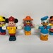 Vintage Disney PVC Toy Figures Set of 10, Mickey Mouse Minnie Mouse ...
