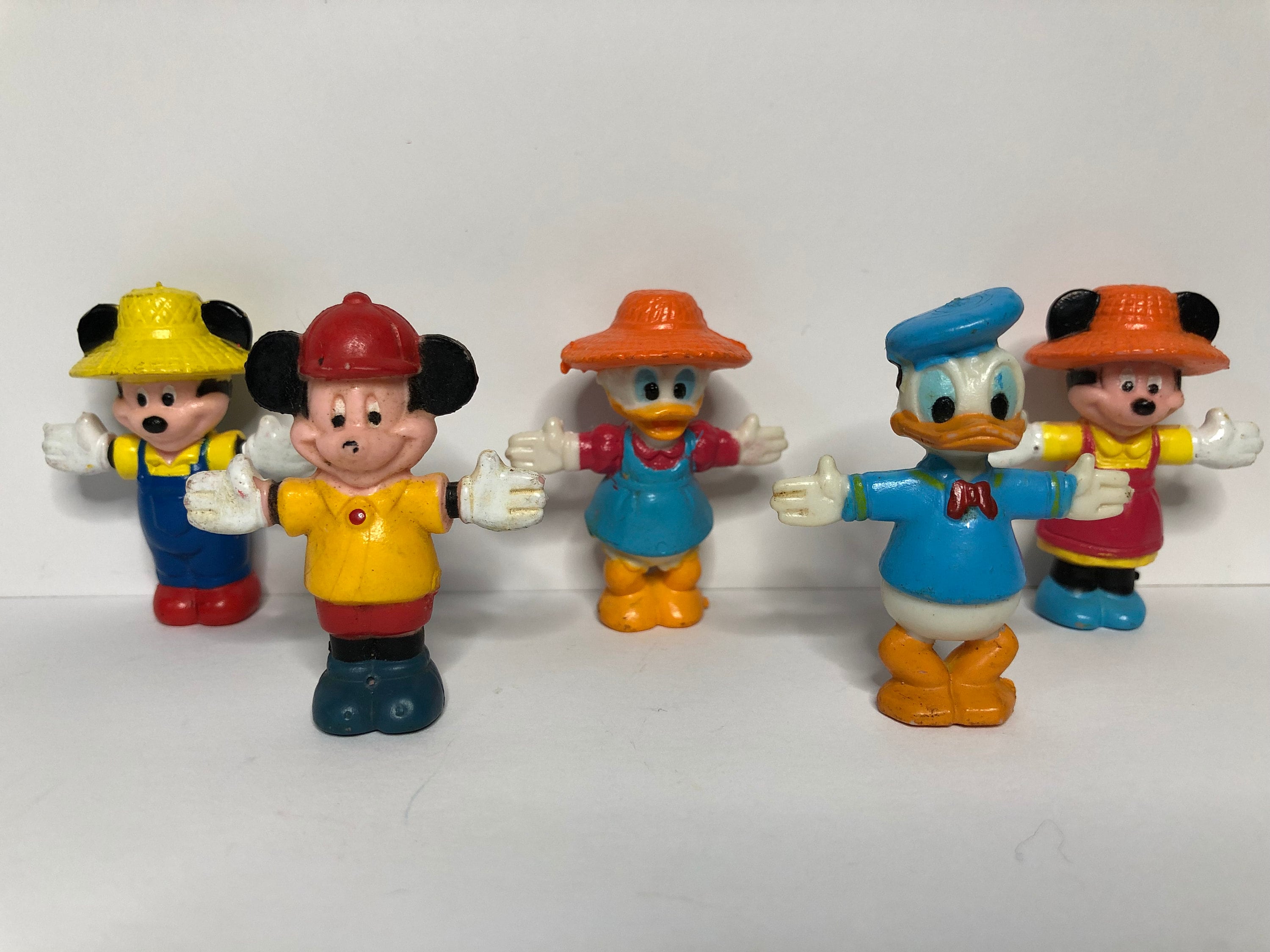 Vintage Disney PVC Toy Figures Set of 10 Mickey Mouse Minnie - Etsy