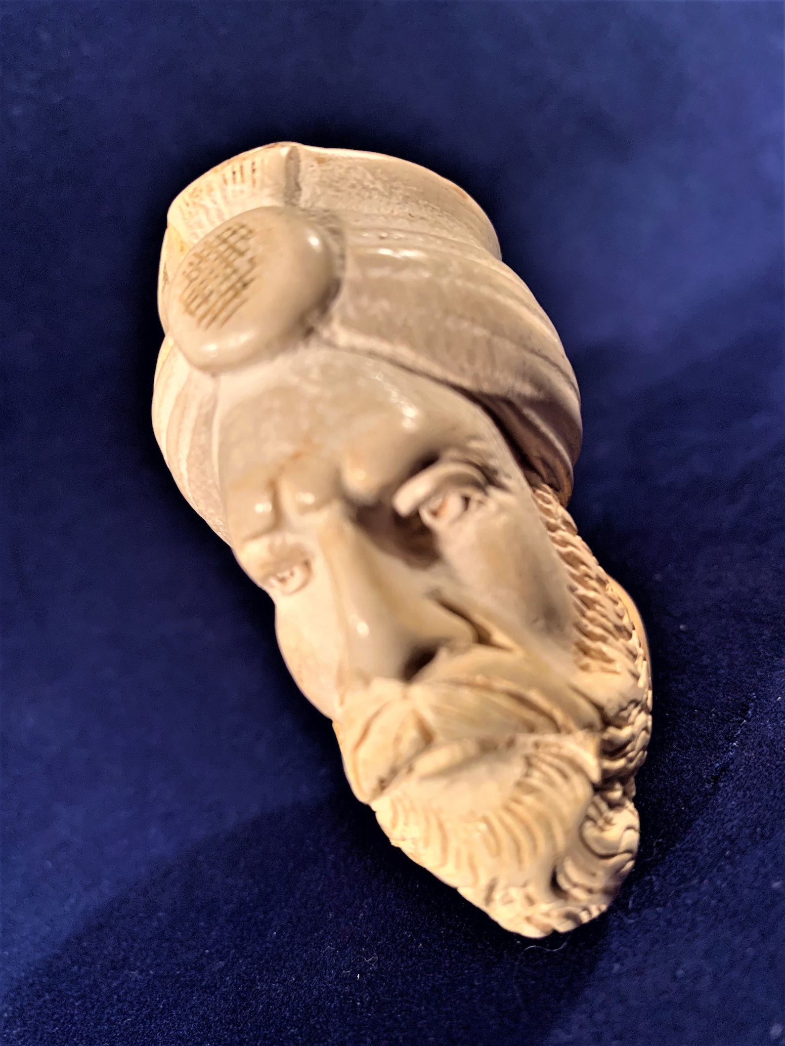 Antique Meerschaum Turkish Head Pipe With Turban Smoking Pipe - Etsy