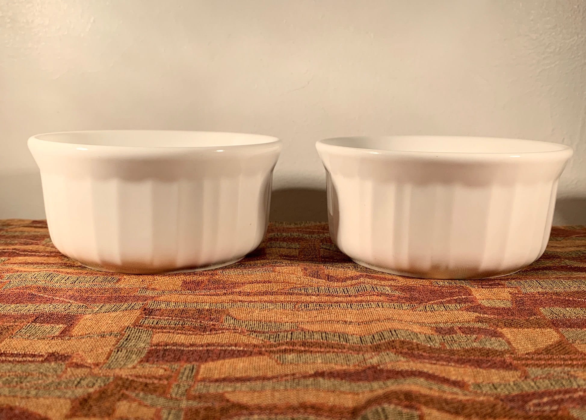 Dining & Serving Bowls Home & Living Ribbed French White set of 2 ...