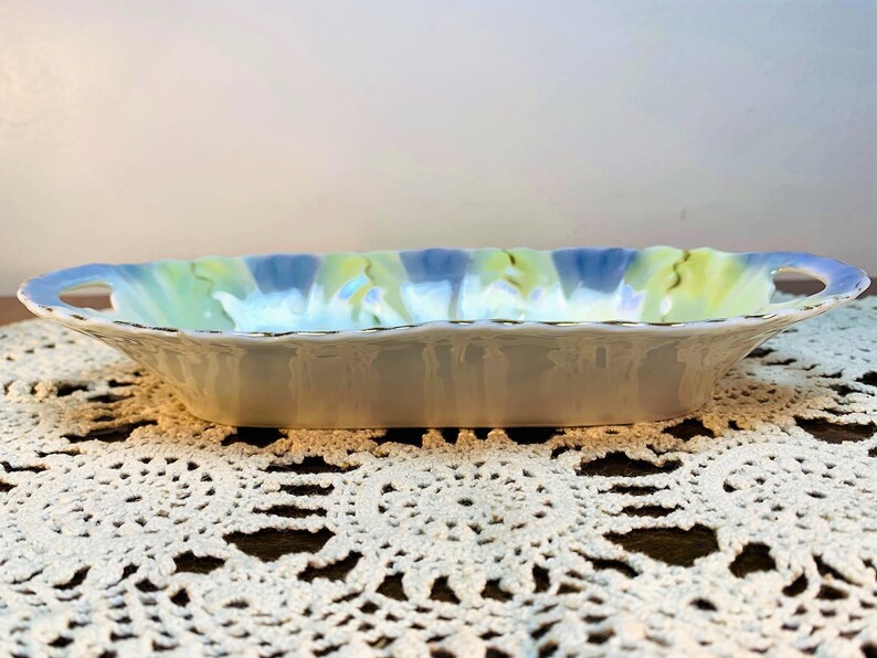 Registered Celebrate Lusterware Chelsea Bird Relish/butter - Etsy