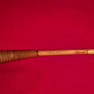 Wooden Long Stemmed Pipe With Bamboo Stem, Vintage Pipe, Gandolf Pipe ...