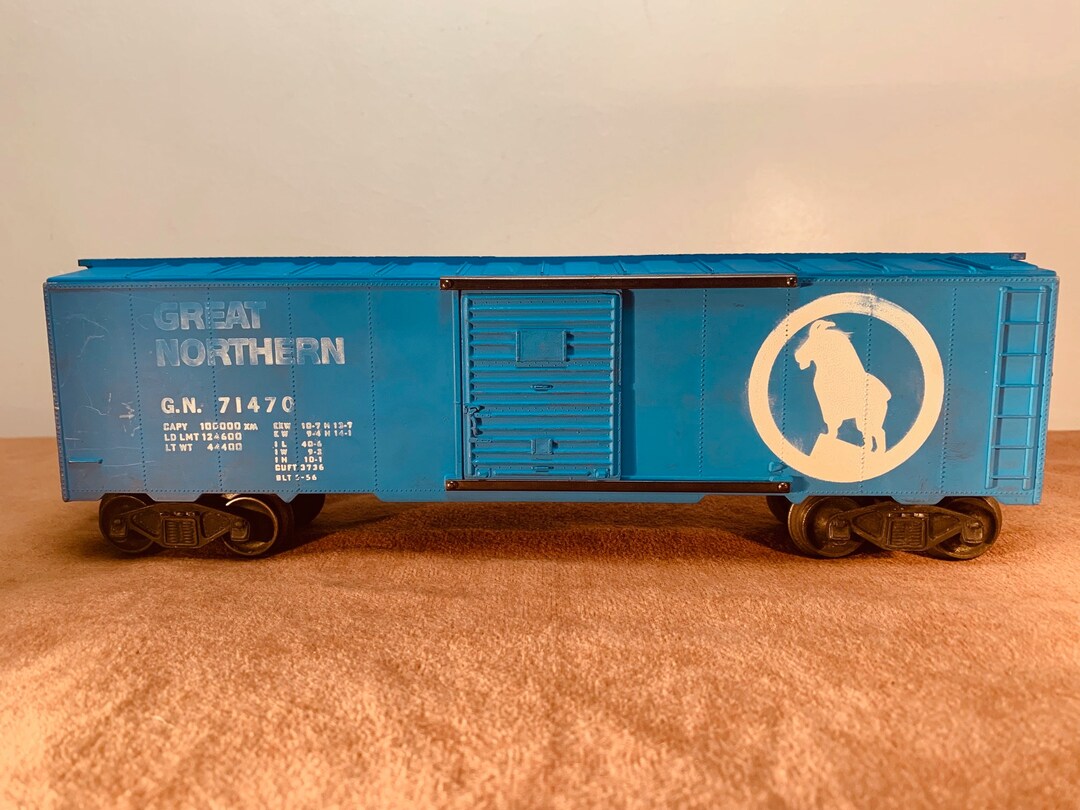 Kris Model Great Northern Box Car O Gauge Train 71470 - Etsy