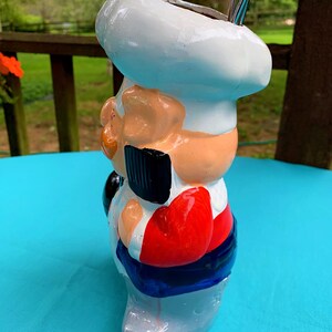 Vintage Bar B Que Chef Pig Out Utensil Holder, French Chef Barbeque ...