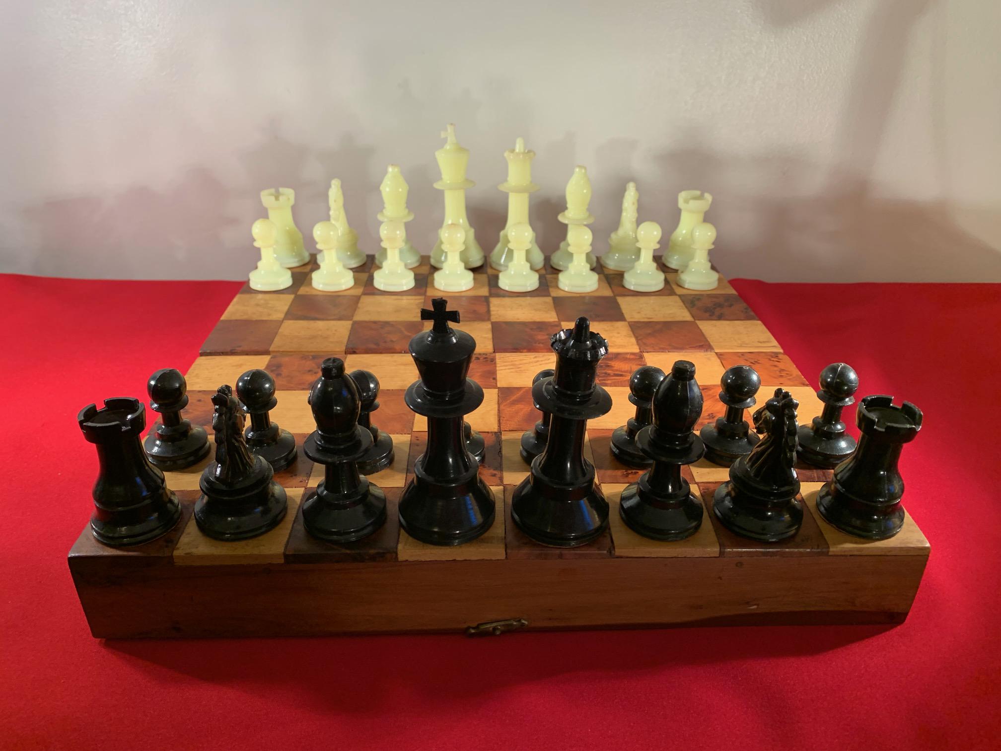 Moroccan Handmade Wooden Chess Board BES31 - Etsy
