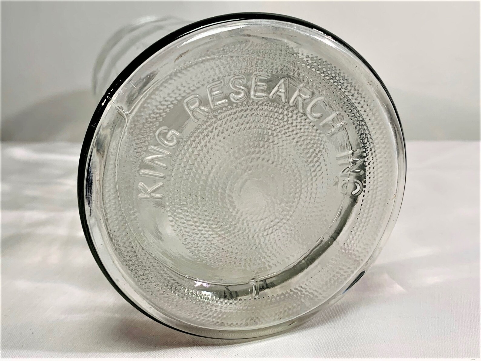 King's Research Barbicide Jar W Stainless Steel Top & Pull up Tray ...