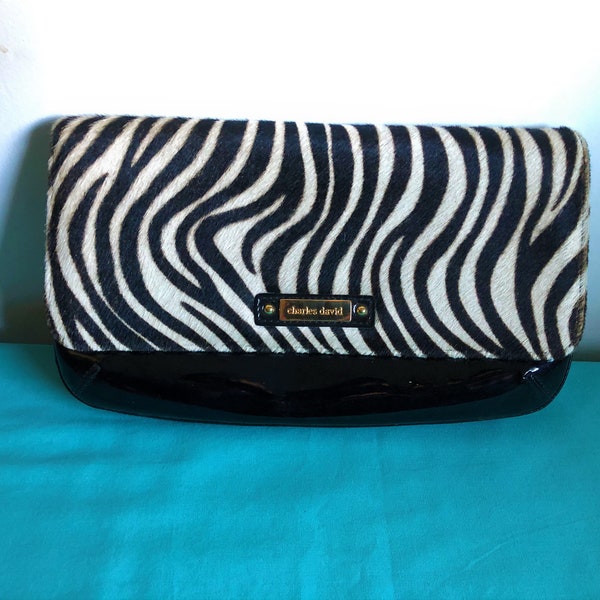 Zebra Clutch - Etsy