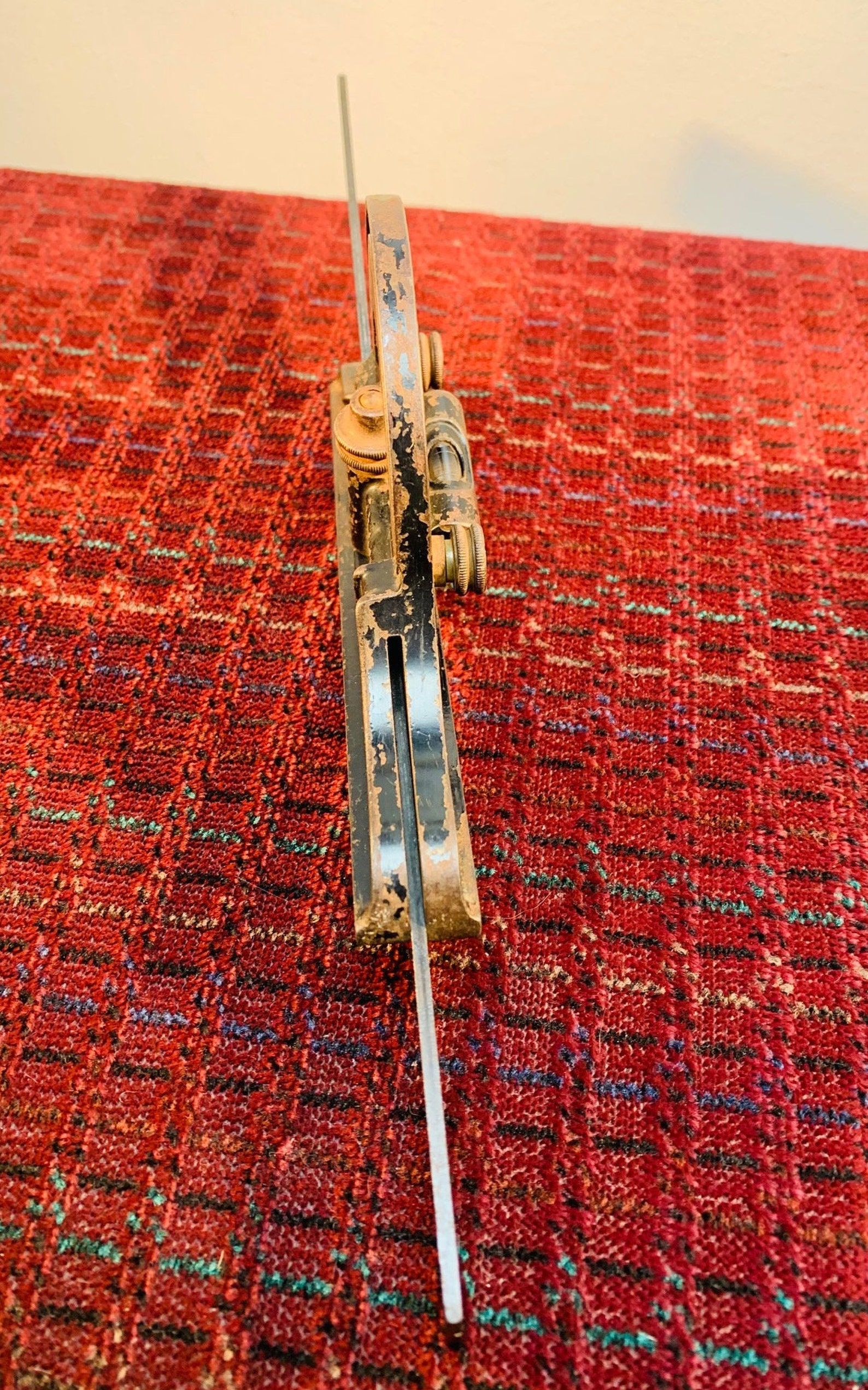 Lufkin Rule Co 12" Machinist Square Protractor Head W Rule, Vintage ...