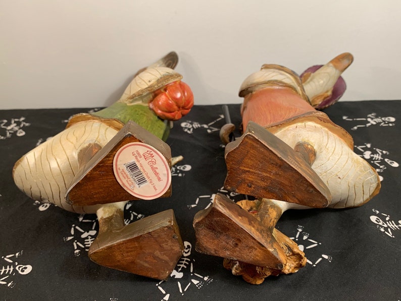 Tii Collections Resin Harvest 11 Ducks Set of Two Girl | Etsy