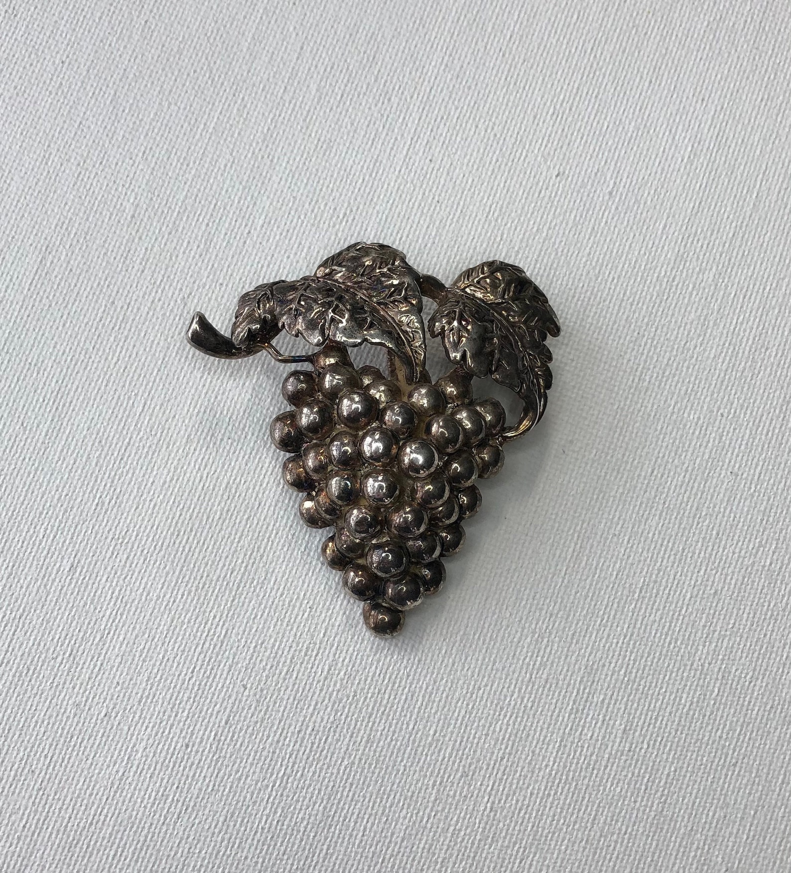 Vintage MJ Signed Grape Clusters Brooch or Pendant Retro | Etsy