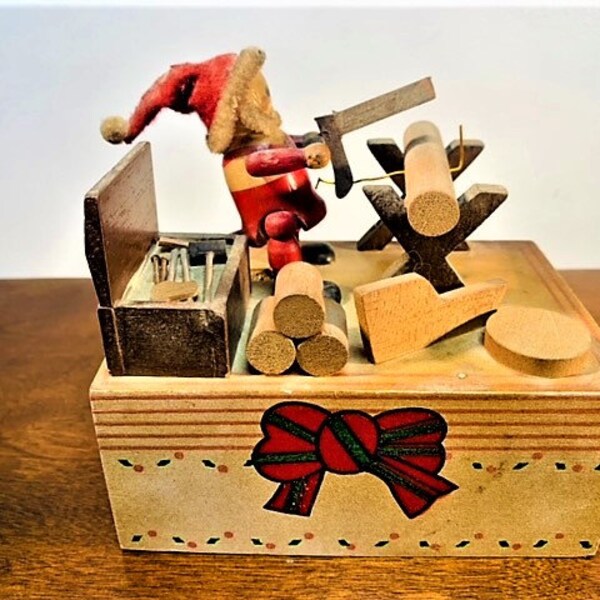 Santa Music Box - Etsy
