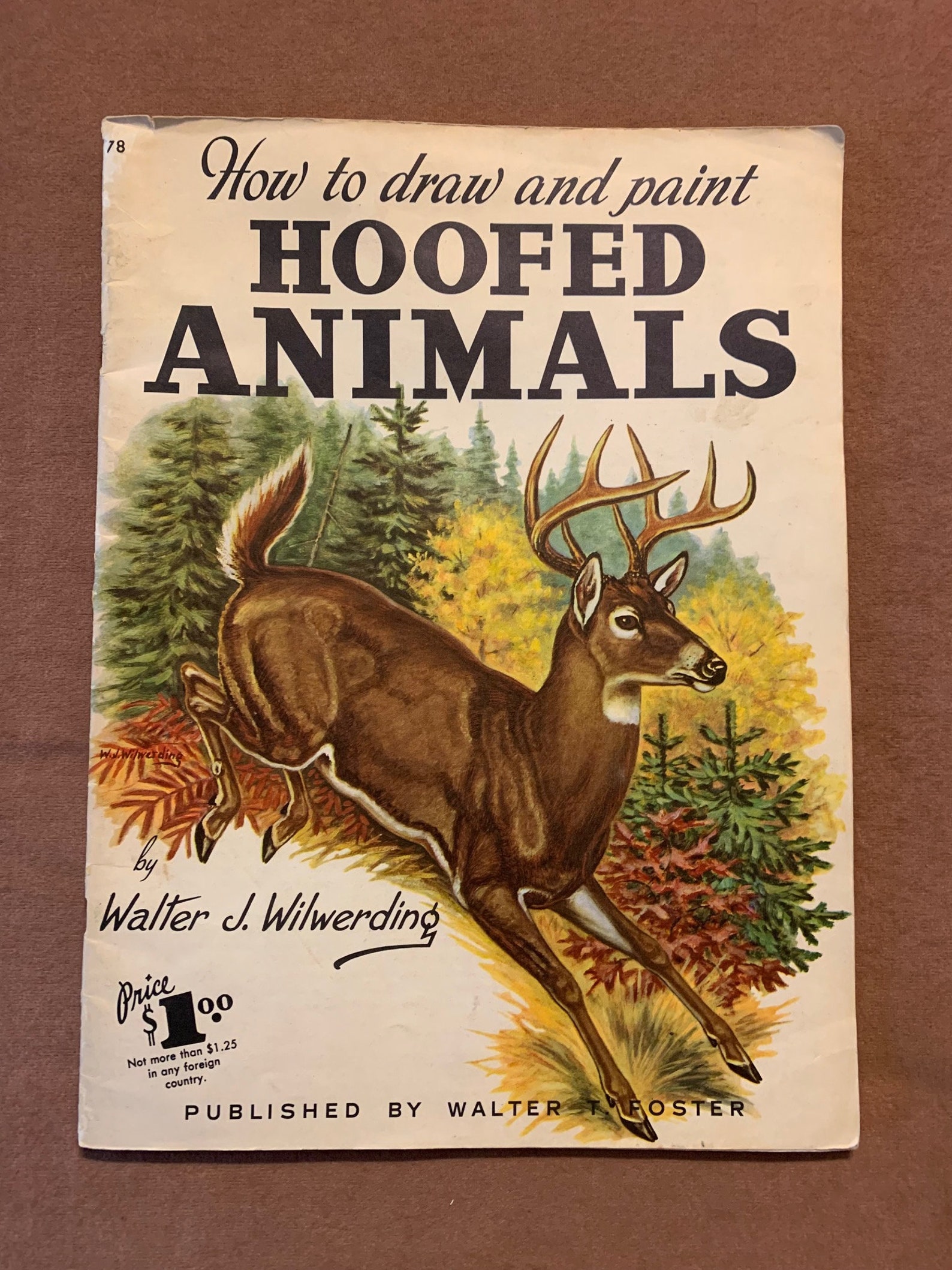 Vintage How to Draw and Paint Hooved Animals Paper- Price 1.00 -back ...