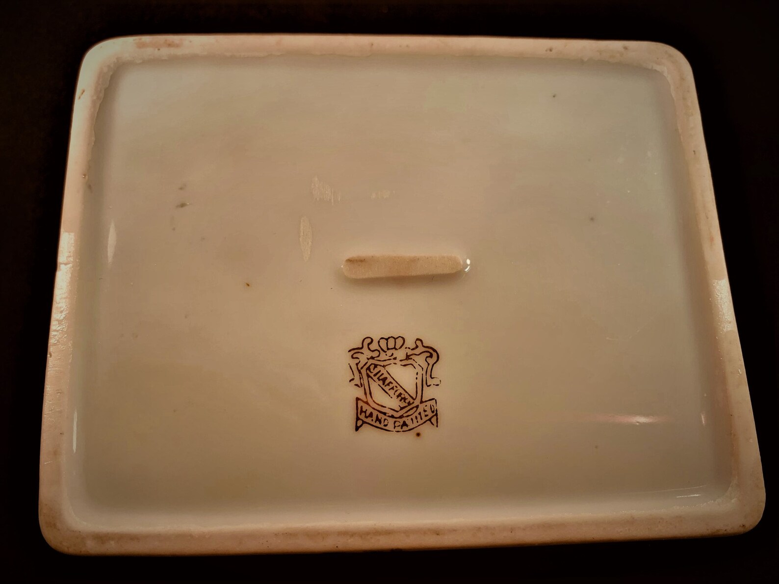 Vintage Hand Painted Stafford Purple Violet Cigarette Box With - Etsy