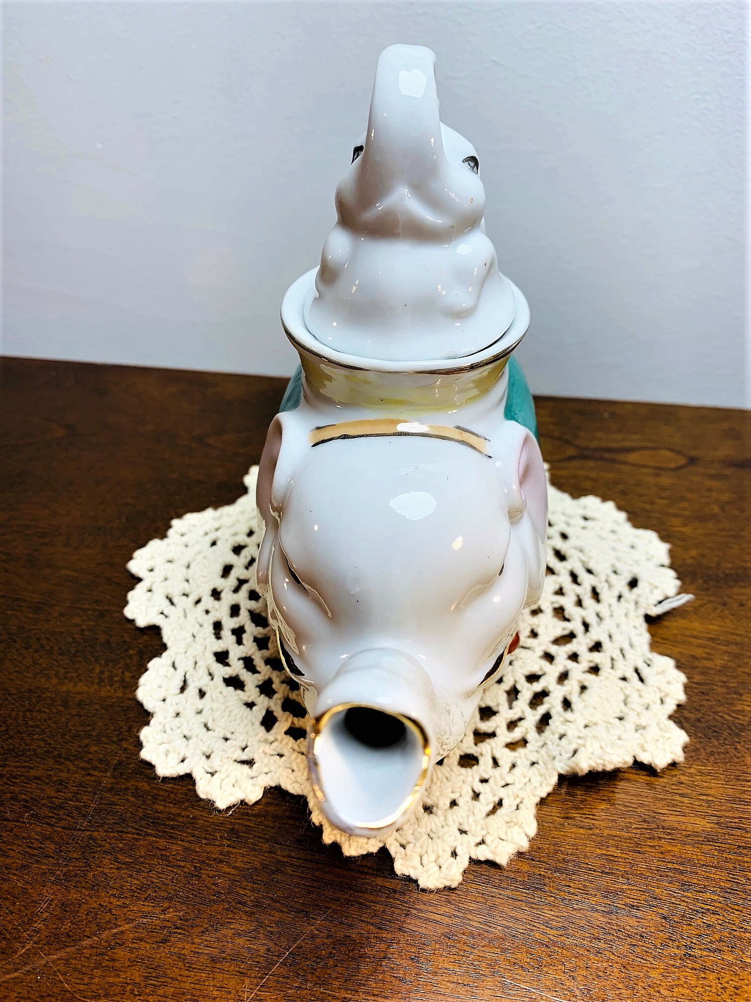 Chinese Elephant Teapot W Baby on Lid Ceramic Asian Decor | Etsy