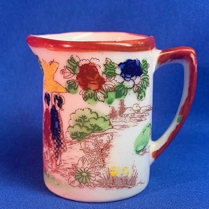 Small TT Takito Satsuma Pitcher, Miniature Japanese Figural Pitcher ...
