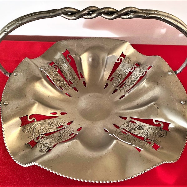 Hand Forged Aluminum Basket - Etsy