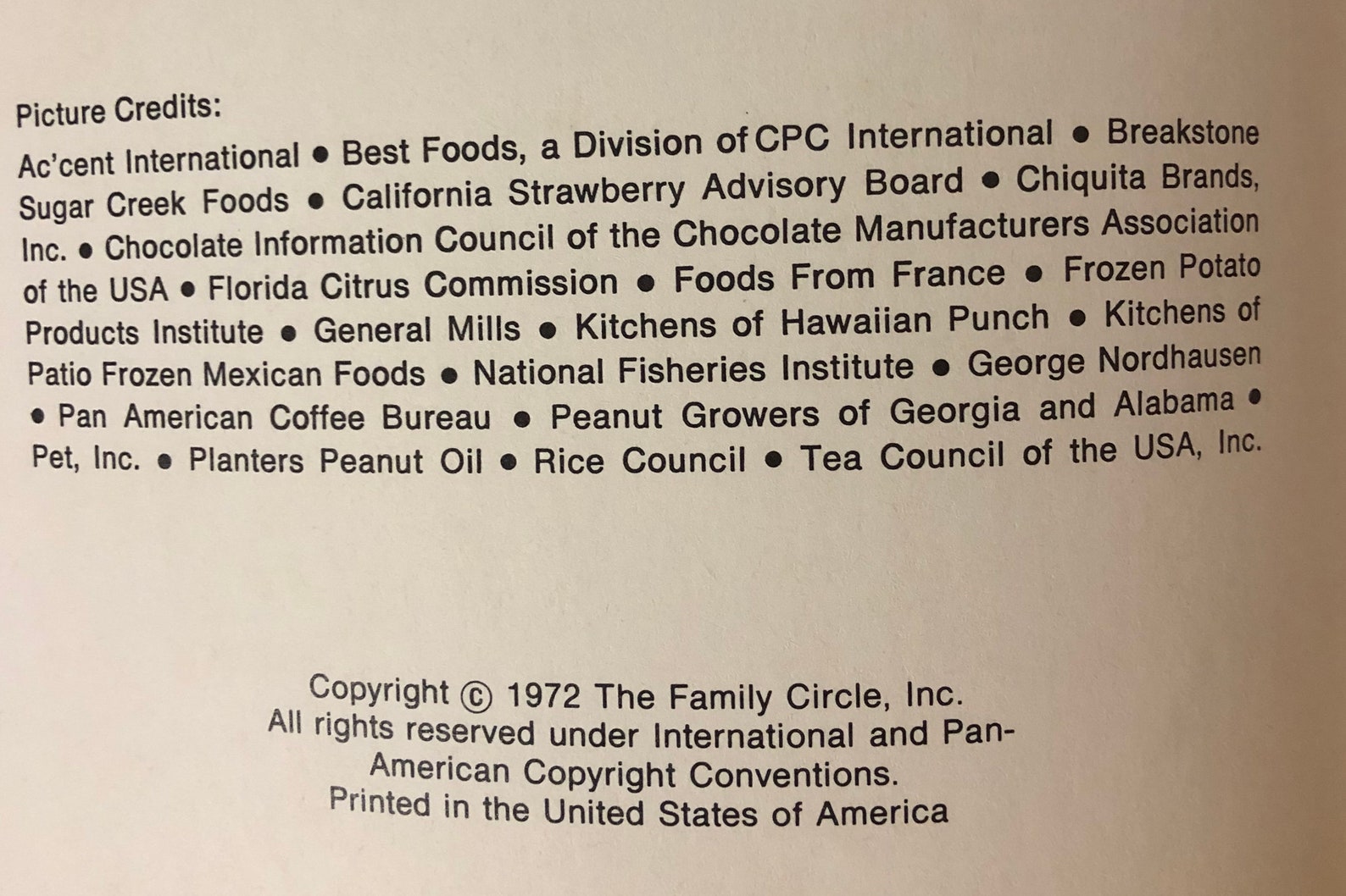 Family Circle Illustrated Library of Cooking-volume 1-copyright 1972-A ...