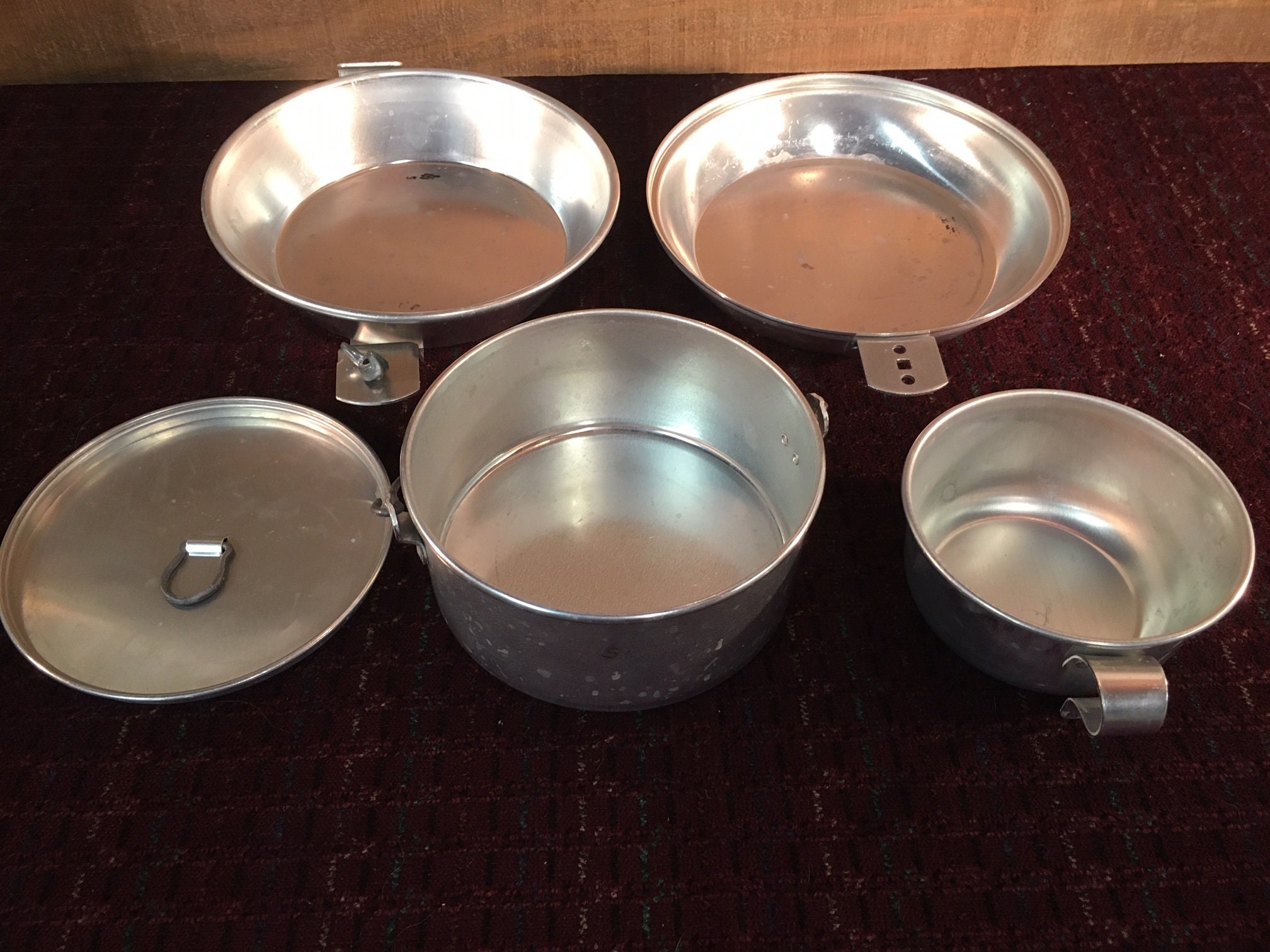 Vintage Official Girl Scout All Aluminum Mess Kit NO. 15-302 w | Etsy