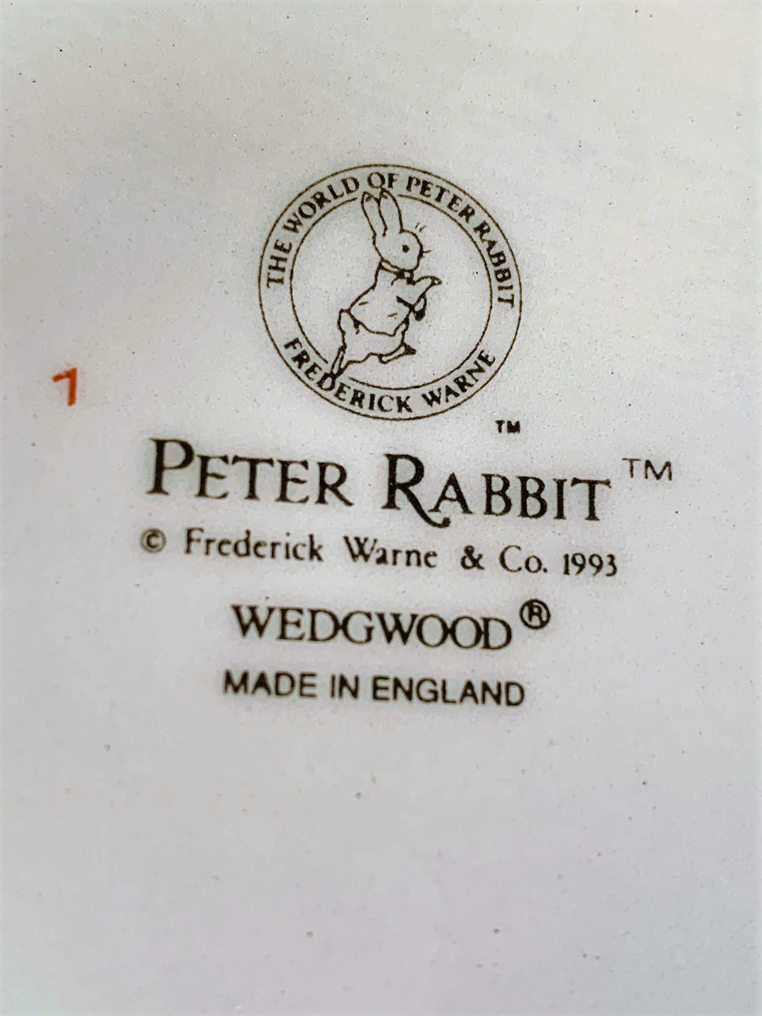 Wedgwood the World of Peter Rabbit for Your Christening Bowl | Etsy