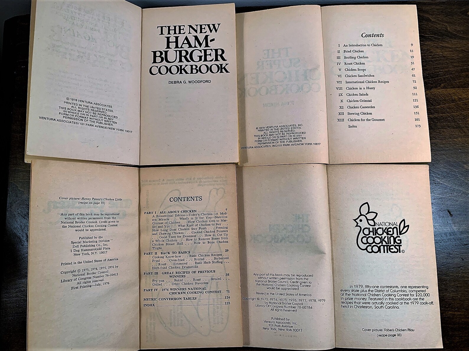Vintage Paperback Chicken & Hamburger Cookbooks Set of 4 | Etsy