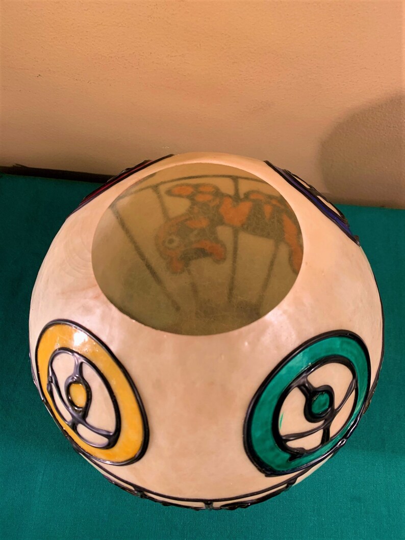 Vintage Fiberglass Circus Lamp Shade for Nursery Lions and - Etsy