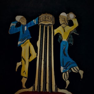 Jewish Hand Painted Brass Metal Ashtray Export Quality Made in Israel ...