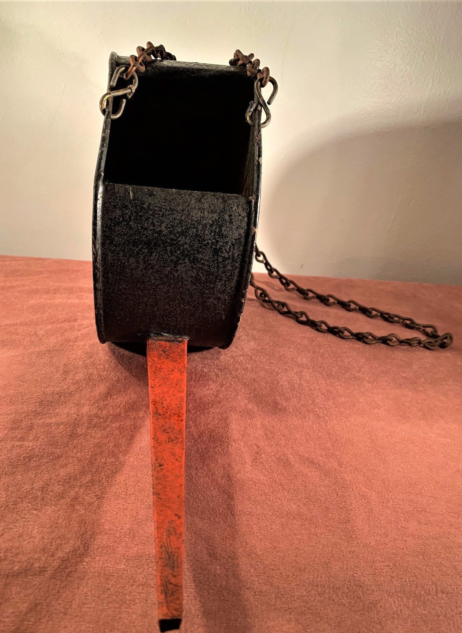 Metal Watering Can with Chain Link Strap and Decals of Vintage | Etsy