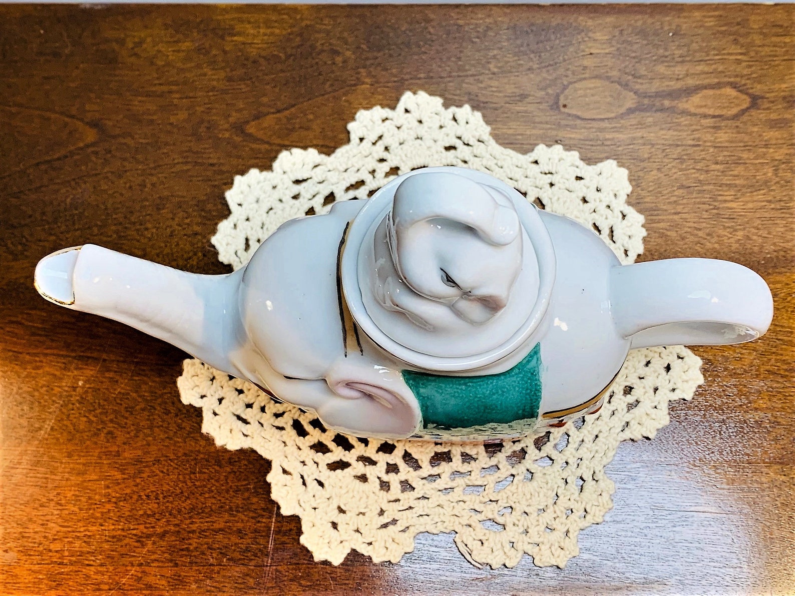 Chinese Elephant Teapot W Baby on Lid Ceramic Asian Decor | Etsy